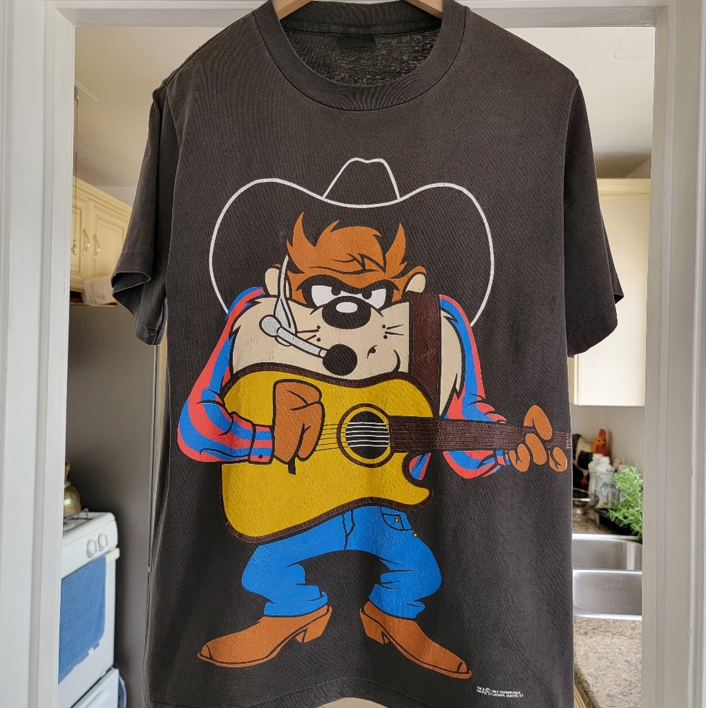 1993 Taz : The Singer Rap Tee Shirt - Gem